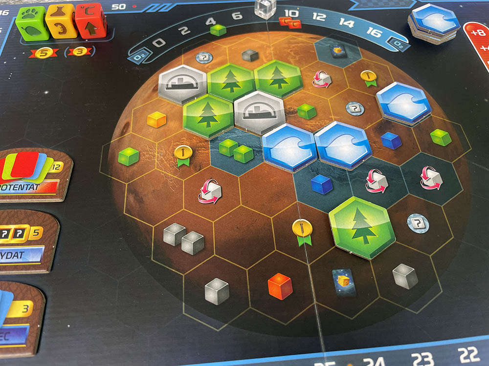 Recenzja Terraformacja Marsa: Gra kościana - fortuna jest kapryśna Recenzja Terraformacja Marsa: Gra kościana - fortuna jest kapryśna